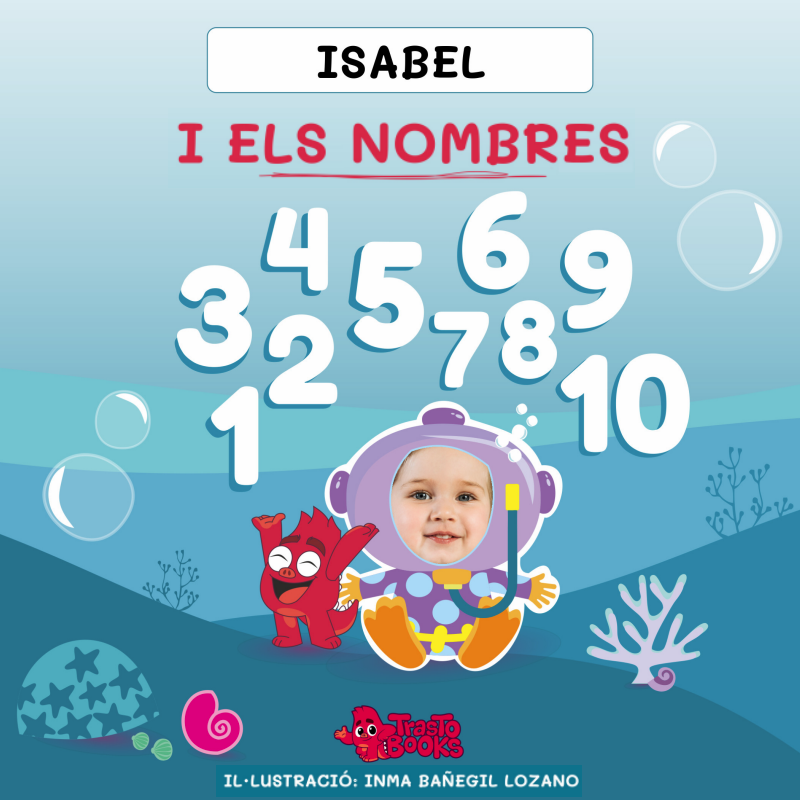 Cuento personalizado para aprender los números - Trastobooks